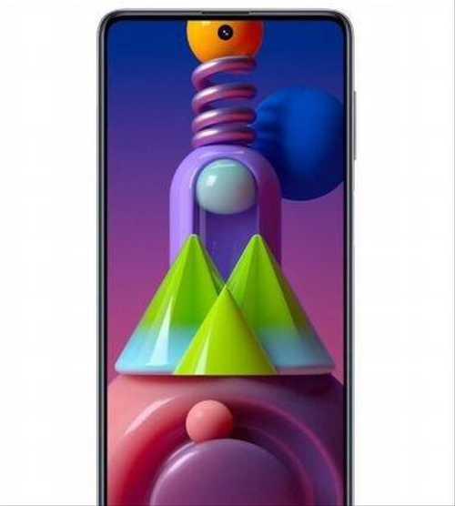 6.67" Смартфон Samsung Galaxy M51 128 гб белый
