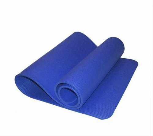 Коврик для йоги каучук 180x60x0,8 см голубой