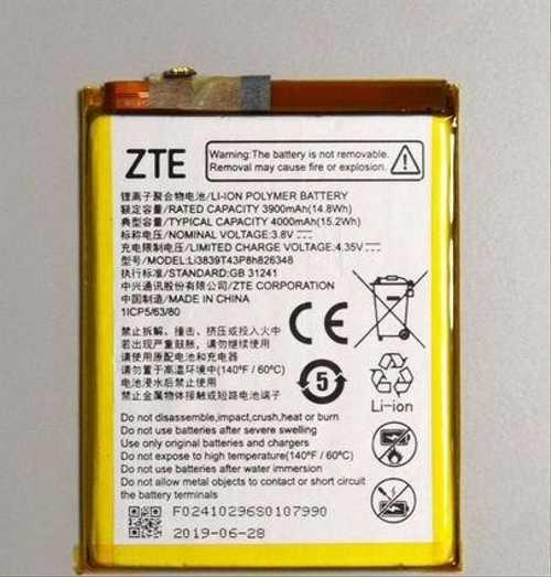 Аккумулятор zte blade