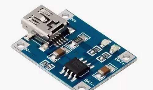 Модуль заряда аккумуляторов TP4056 (mini USB)