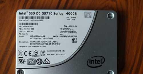 SSD intel DC S3710 ssdsc2BA400G401 400гб