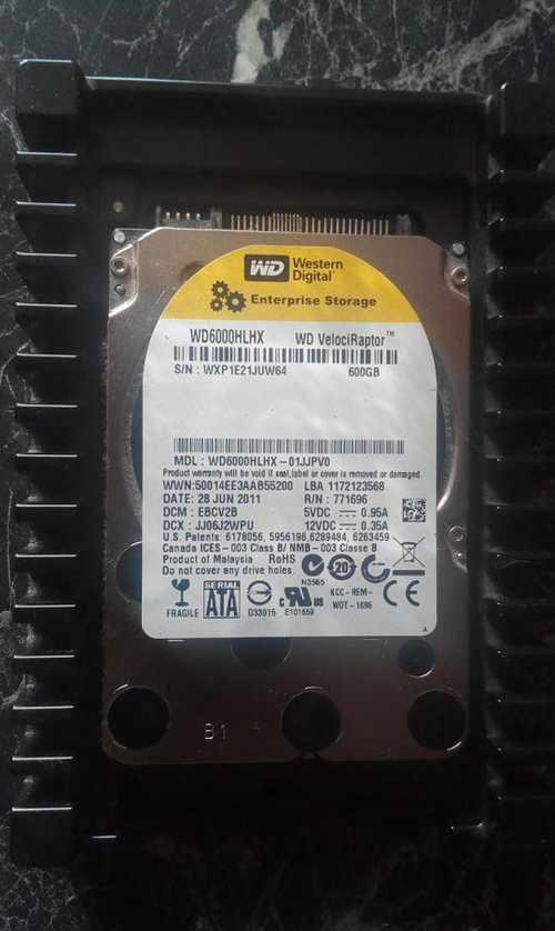 Жесткий диск Western Digital WD 600 GB