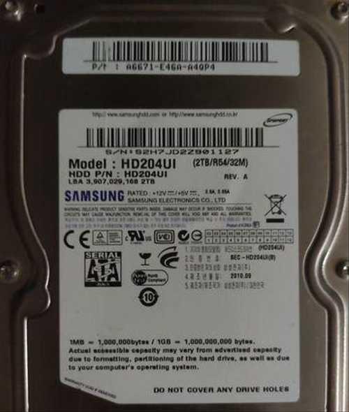 HDD 2Tb Samsung