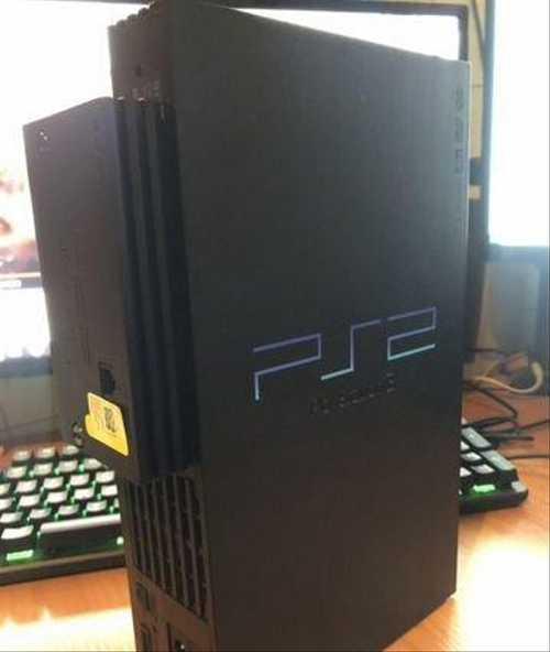 Sony PS2 FAT с оригинальным IDE адаптером