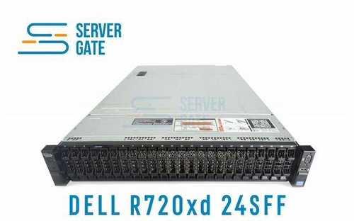 Сервер dell R720xd 24SFF 2x E5-2640v2 256GB