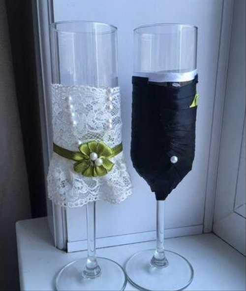 Свадебные бокалы для шампанского Икеа