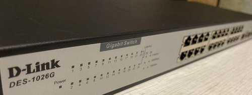 Коммутатор D-Link Gigabit Switch DES-1026G 26 x RJ