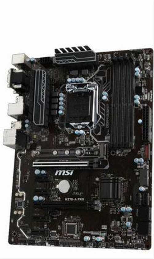 Сборка MSI Z270 A-PRO+ Intel Core I5 6600