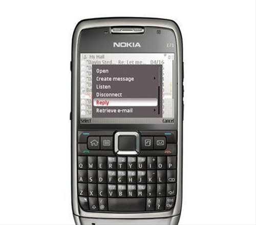 Nokia Е 71 Black, Новый, Оригинал, Финляндия