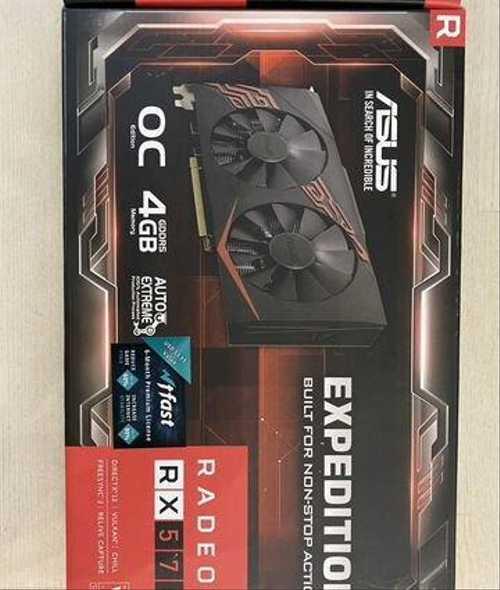 RX570 4Gb asus Expedition RX580/4