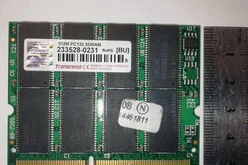 Sdram SO-dimm PC133 512Mb