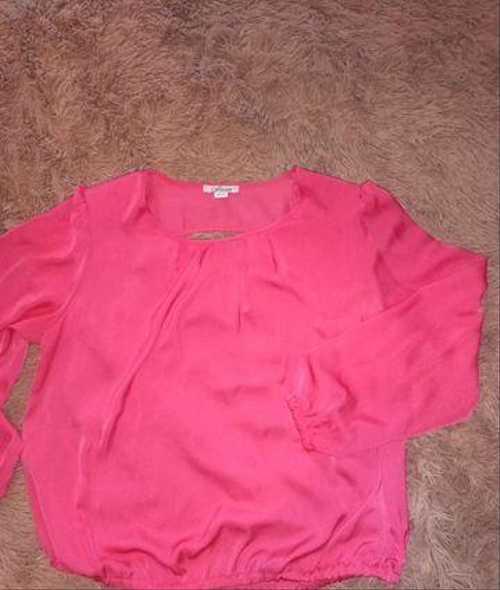 Блузка шелковая 48-52