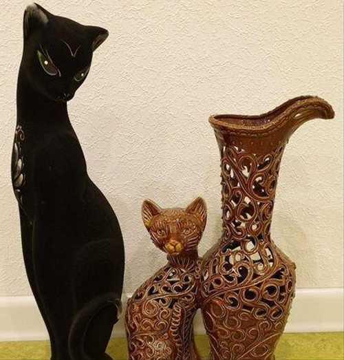 Декоративные кошки для интерьера Букет из мишек
