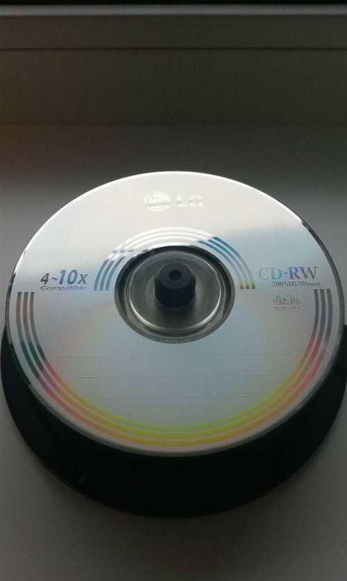 Новые диски CD-RW и новые DWD-RW диски