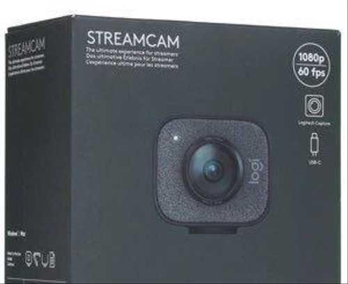 Веб-камера Logitech Full HD StreamCam Black