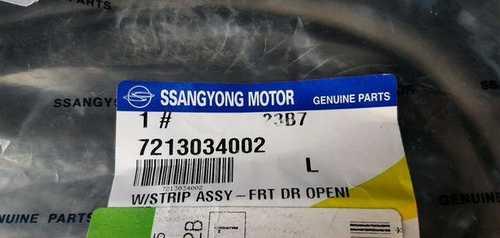 Уплотнитель водительской двери SsangYong New Actyo