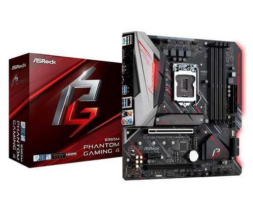 Материнская плата Asrock B365M phantom gaming 4