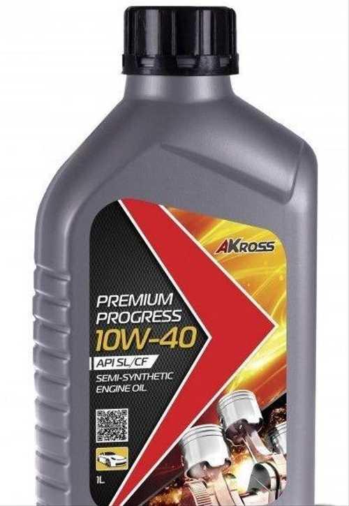 Масло AKross Premium Progress 10w-40 SL/CF 4л