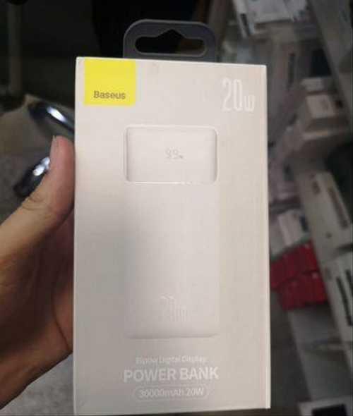 Power bank 30000mAh 20W Белый Baseus