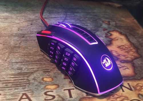 Игровая мышь Redragon Legend chroma black usb