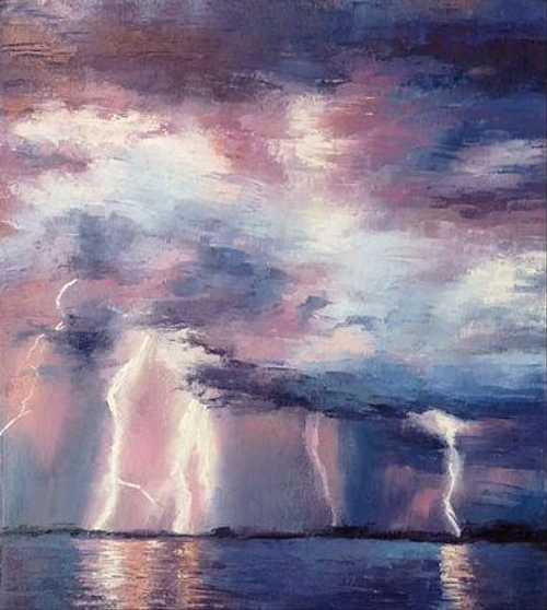 Картина "Стихия" масло мастихин 50*40