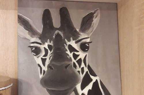 Картина маслом "Жираф"