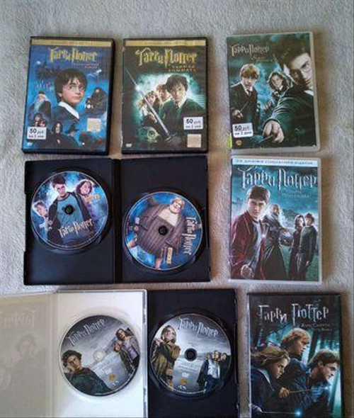Гарри Поттер. Коллекция дисков с фильмами