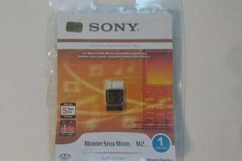 Карта памяти Sony memory stick micro