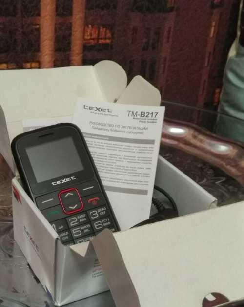 Мобильный телефон Texet тм-B217