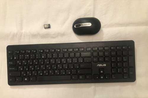 Комплект беспроводная клавиатура и мышь Asus