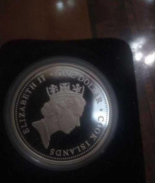Юбилейные монеты из серебра. О-ва Кука, 2004г