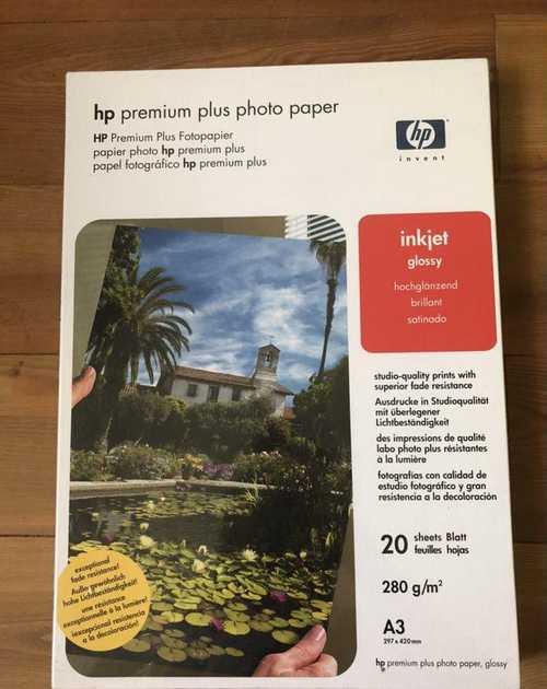 Фотобумага HP inkjet glossy 280g/m