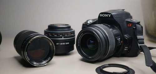 Зеркальный фотоаппарат sony a 290 + объектив Sony