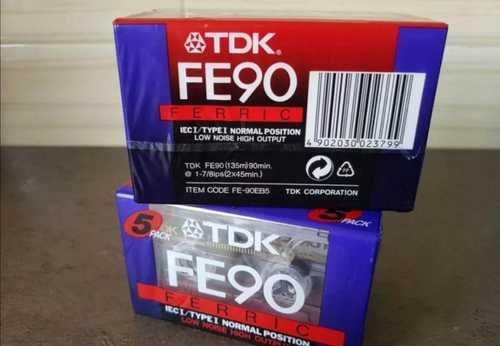 Аудиокассеты TDK FE 90