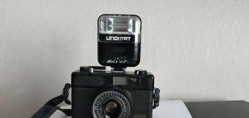 Плёночный фотоаппарат фэд 50 с вспышкой Unomat