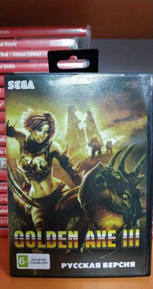 Golden Axe 3 (New)(Sega, 16 bit Картридж)