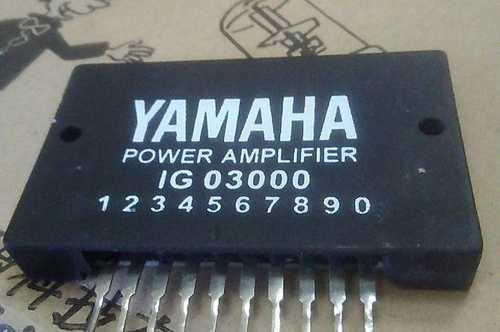 Микросхема yamaha power amplifier IG 03000