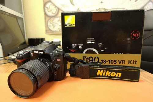 Фотоаппарат Nikon D90 + Nikon AF Nikkor 28-80mm