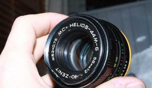 Объектив helios - 44М - 6 на Canon