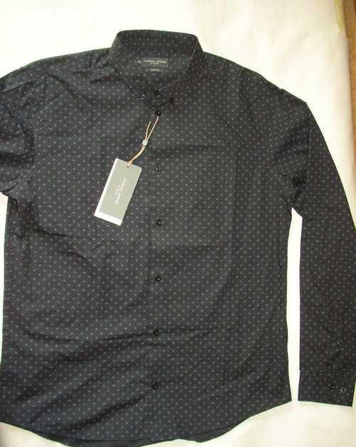 Рубашка slim тонкая Blend Дания р. XXL(52/183-191)
