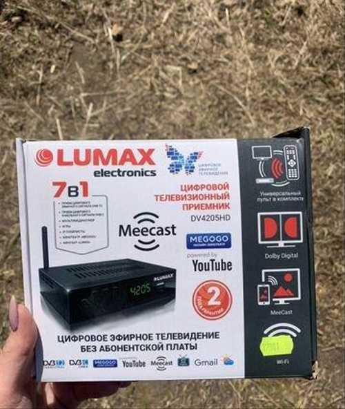 Ресивер цифровой lumax DV4205HD (тв-приставка)