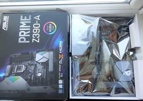 Asus Prime Z390-A (новая) + Core i7-9700KF