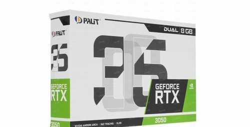 Видеокарта palit RTX 3050 Dual
