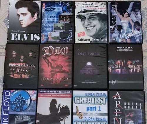 Коллекция музыки на DVD редкие