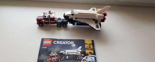 Lego Creator траспортировщик шатллов