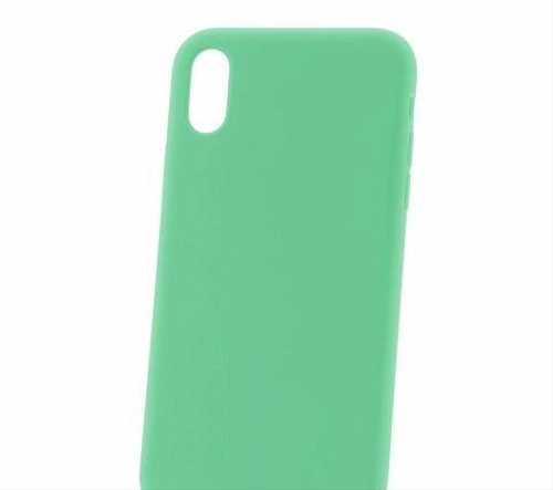 Чехол-накладка iP XR Derbi Slim Silicone-2 светло-зеленый
