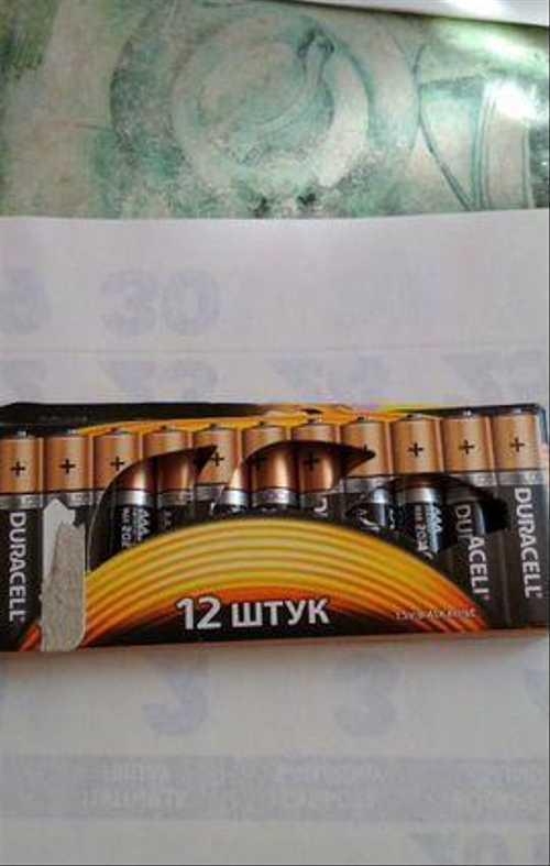 Батарейки мизинчиковые ааа Duracell 10 шт