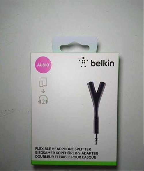 Кабель AUX Belkin Flexible Headphone Splitter 3.5m