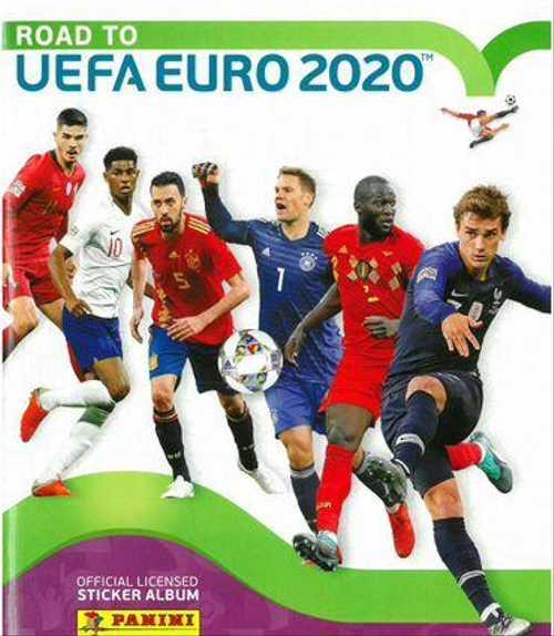 Panini Дорога на Евро 2020 блестящие наклейки