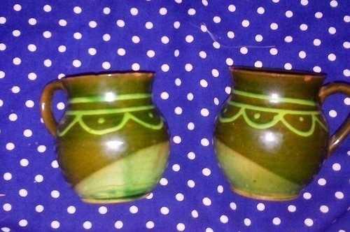 Маленькие (объем чашки) керамические кувшины
